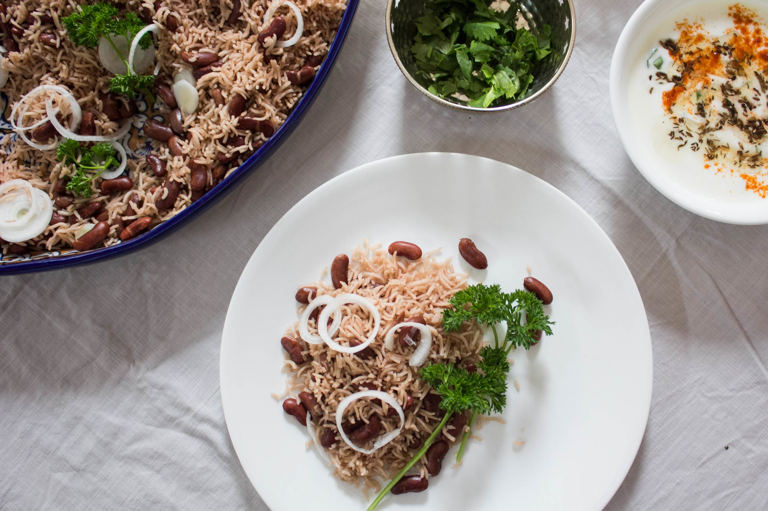 Asghar's Lobia Chawal (Red Beans with Rice) - Pakistan Eats