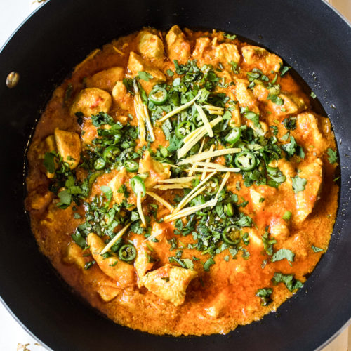 Rafia's Pakistani Style Ginger Chicken - Pakistan Eats