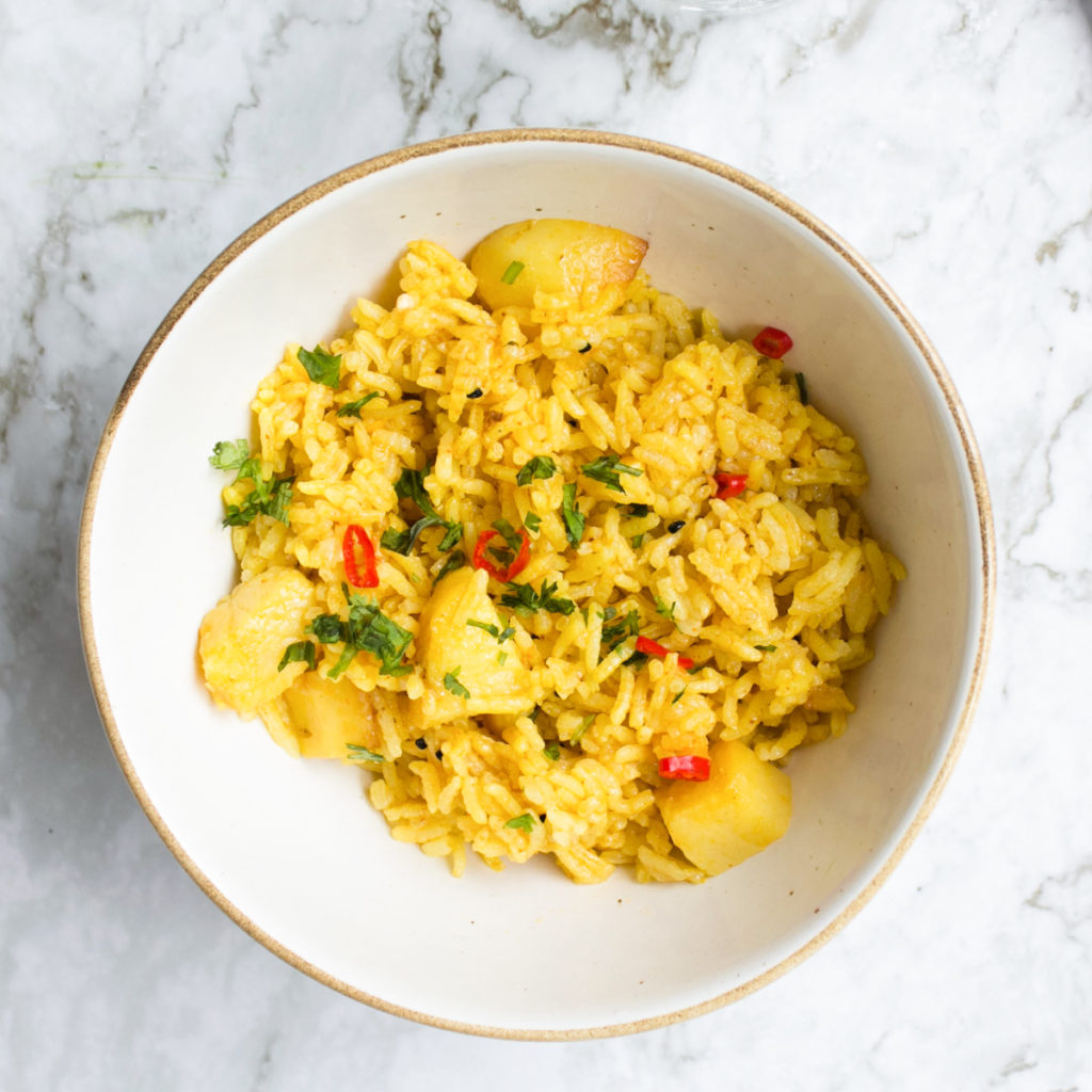 Shahnaz's Tahri (Rice with Potatoes) - Pakistan Eats