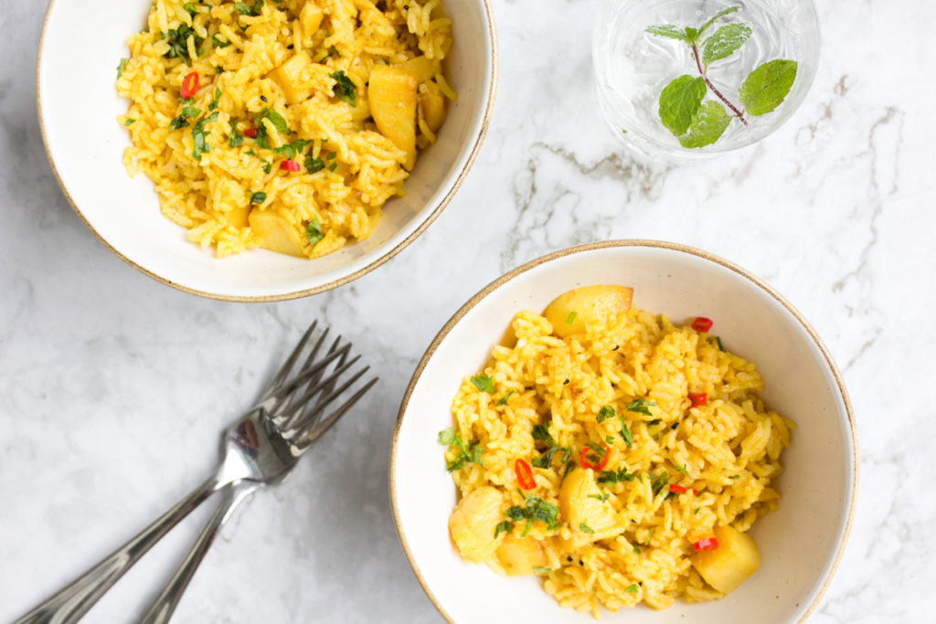 Shahnaz's Tahri (Rice with Potatoes) - Pakistan Eats