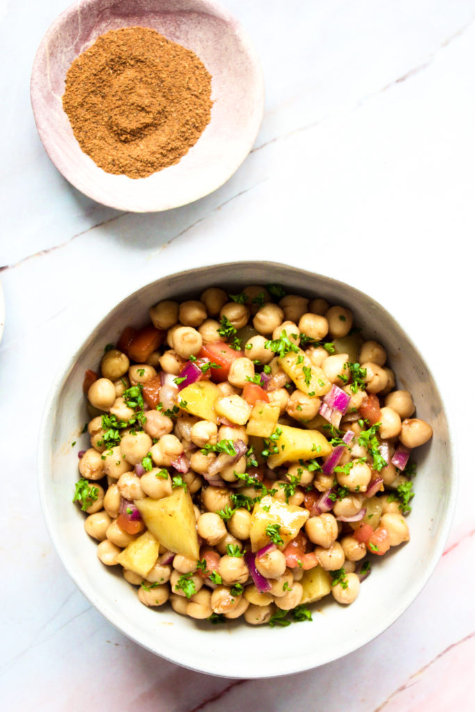 Chana Chaat with Tamarind Chutney - Pakistan Eats