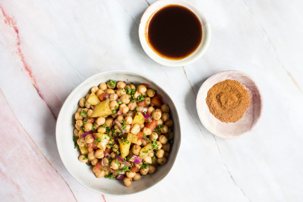 Chana Chaat with Tamarind Chutney - Pakistan Eats